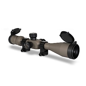 Monstrum G3 4-16x50 FFP Rifle Scope | Flat Dark Earth | Monstrum Extended Length Offset Scope Mount | 30 MOA | Bundle