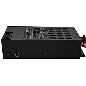 SilverStone Technology 350 Watt Flex ATX Power Supply with Fixed Cables and 80 Plus Gold with 6Pin PCIe Connector SST-FX350-G-USA, Black（Lead-Free Paint）