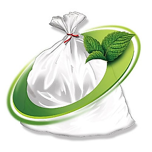 Mint-X Rodent Repellent Trash Bags, 1.3 Mil, Flat Seal, 46" Height x 40" Length, Clear (Pack of 100),MX4046XHC