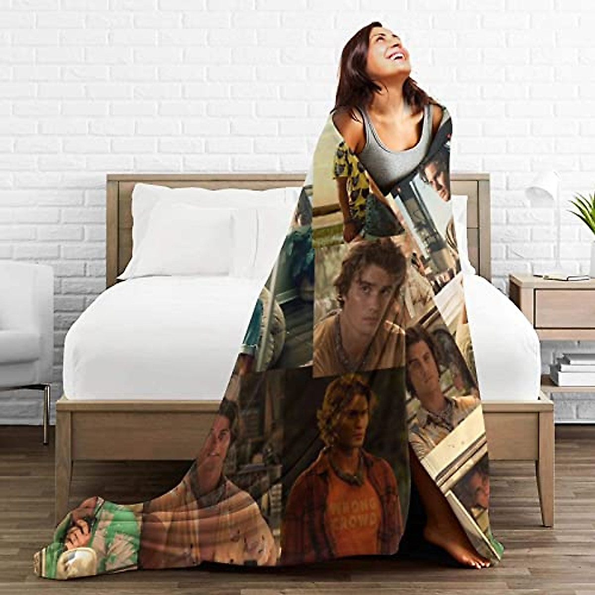 Outer Banks Blanket Super Soft Flannel Throw Chase Stokes John B Blanket Camping for Bed Sofa Cold Cinema Or Travel 50"X40"