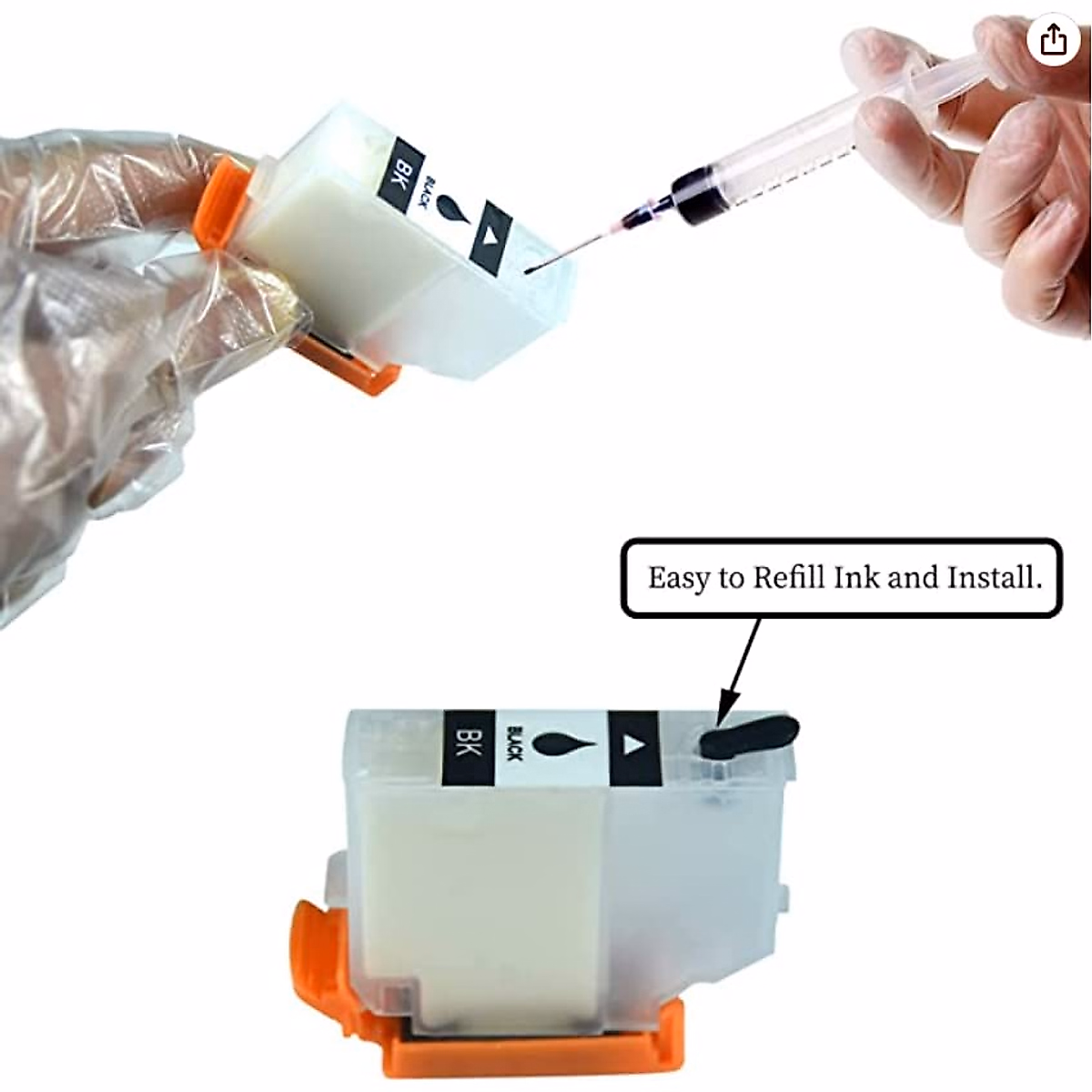 312XL 6 Color Refill Ink Cartridges No Chip Remanufactured Ink Cartridge for XP-15000 XP-15010 XP-15080 Sublimation Ink Cartridges Without Chip & Ink for XP15000 Printer