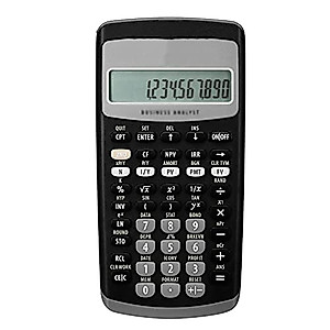 CUJUX 12 Plastic Financial Calculation Students Financial Calculator School Office Supplies