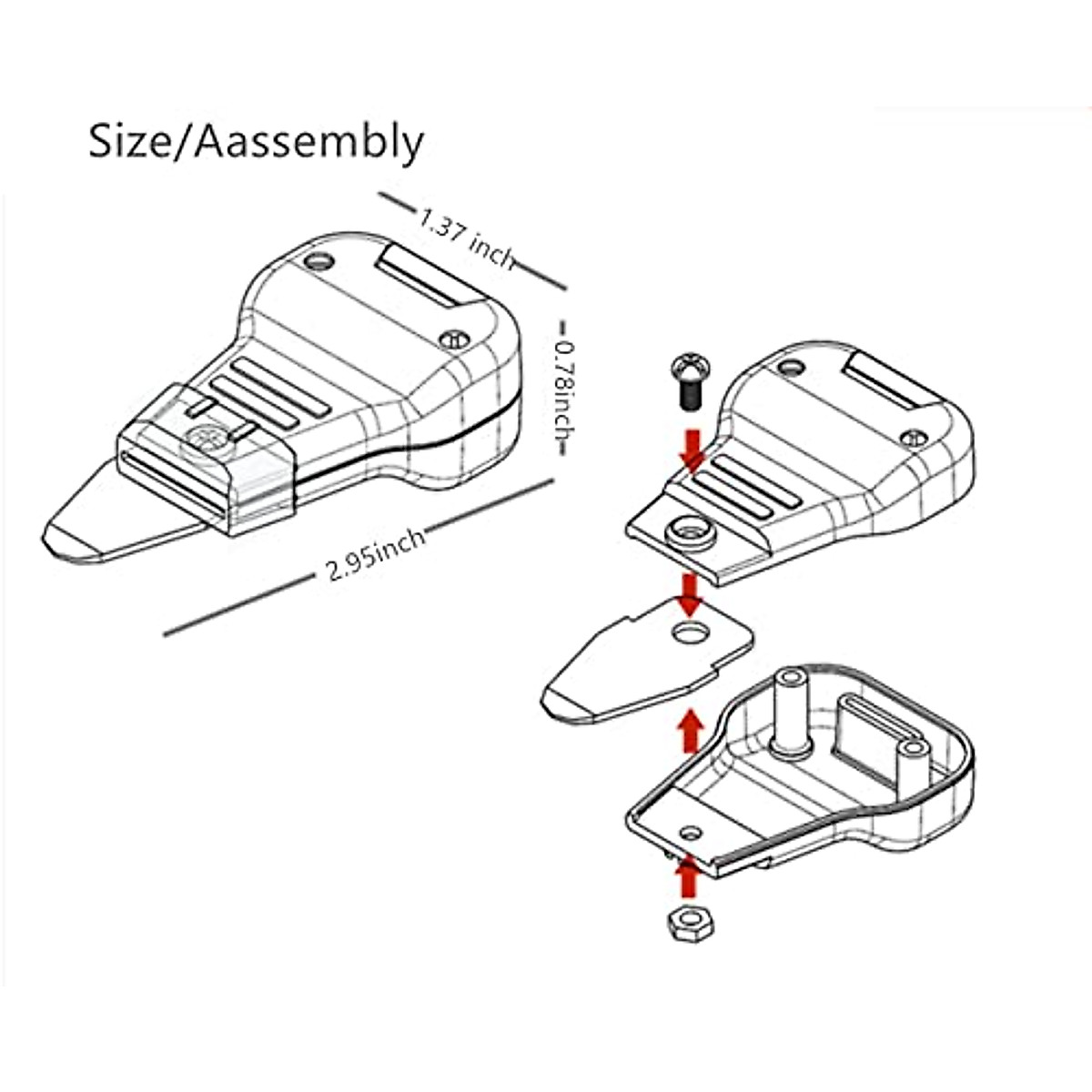 4Pcs ANSAI Assembly Separator Model Parts Opener Basic Tool Set for Building Splitting Gundam,Car, Airplane Hobbies Model