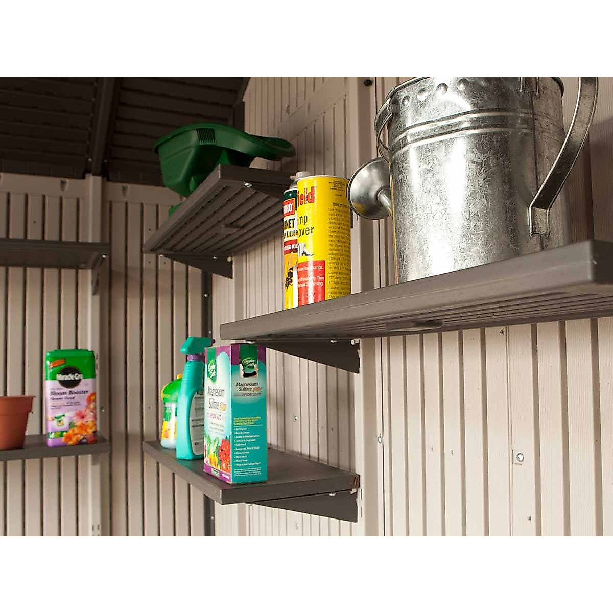 Lifetime 0115 14" x 30" Shelf Accessory Kit Sheds, 5 Pack