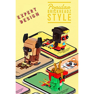 QPZ 12 Small Zodiac Animals Pets Mini Goodie Bag Fillers Packs, Horse Dog Monkey Tiger Rabbit Dragon Small Building Blocks Sets Compatible Party Favors for Kids