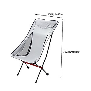 BESPORTBLE 1pc Aluminum Alloy Moon Chair Barstool Chairs Portable Folding Chairs Foldable Chairs Outdoor Camping Chair Foldable Portable Beach Chair Back Support Camping Chair Beach Stool