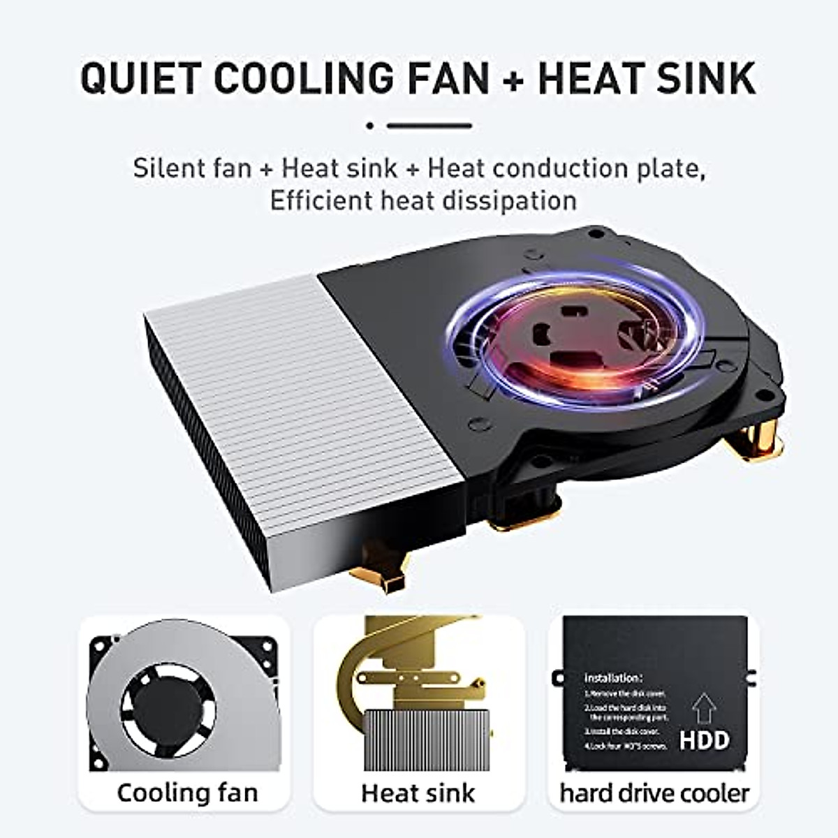 Beelink Processor N5105(up to 2.9GHz), U59 Pro Mini PC, Mini Desktop Computer with 16GB DDR4 + 500GB SSD, Supports 4K Dual HDMI/Type-C, Dual WiFi, BT4.0 Small Computer