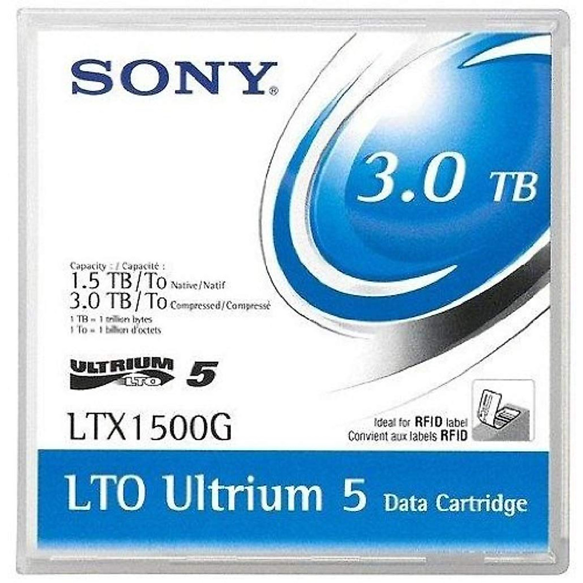 Sony LTO-5 LTX1500G Ultrium-5 Data Tape Cartridge 1.5TB/3TB, Pack of 20