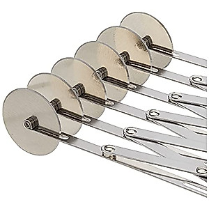 Winco 6 Wheel Winware Adjustable Dough Divider, Aluminum