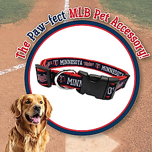 MLB DOG COLLAR. - 29 Baseball Teams available in 4 Sizes. Heavy-Duty, Strong & Durable Pet Collar. - MLB Licensed PET COLLAR.