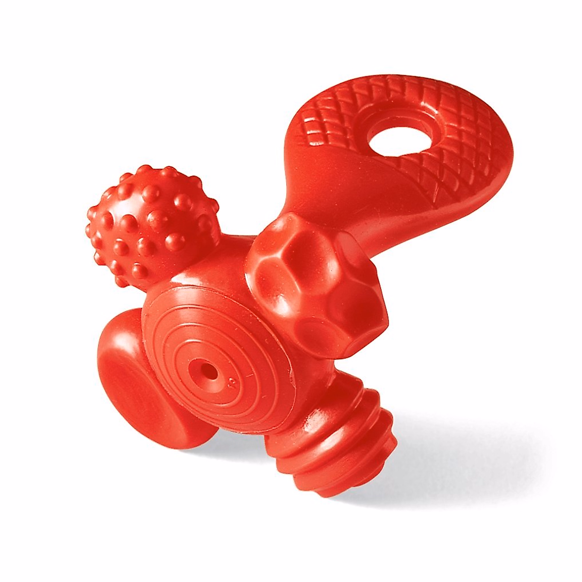 Discovery Toys Super Yummy Teether | 5 Teething Knobs Training for Infant, Baby, and Toddler | BPA-Free Soothing Teething Toy from Birth