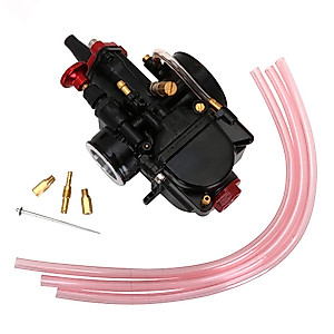 JFG RACING PWK 21mm Carburetor Motorcycle Racing Carb Universal For 50cc to 100cc Pit Dirt Bike Motocross Enduro On/Off Road ATV Quad Scooter Black
