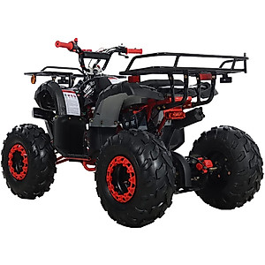 Icebear Super Trooper 125cc Kids ATV Metallic Burgundy/Black