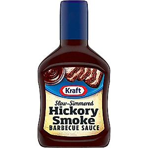 Kraft Hickory Smoke Slow-Simmered Barbecue Sauce, 17.5 oz Bottle