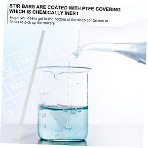 PLAFOPE Magnetic Stirrer Rods for Lab Use Stirring Bars with Magnetic Stirrer Rod for Mixing Liquids