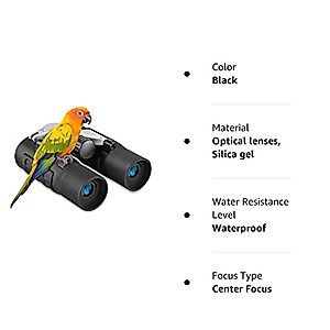 OuYteu Binoculars 122x1000 Compact with Clear Low Light Vision, Large Eyepiece Binocular for Adults Kids,High Power Easy Focus Binoculars for Bird Watching,Outdoor Hunting,Travel,Sightseeing