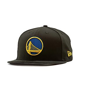 NEW ERA GOLDEN STATE WARRIOR BLACK-ONE SIZE
