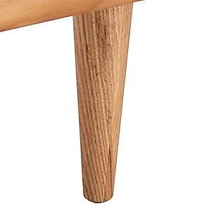 SAFAVIEH Couture Helena French Mid-Century Natural and Beige Rattan Daybed