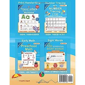 Pen Control Tracing Workbook for Kids: Learn to write patterns, lines, shapes to practice pencil control