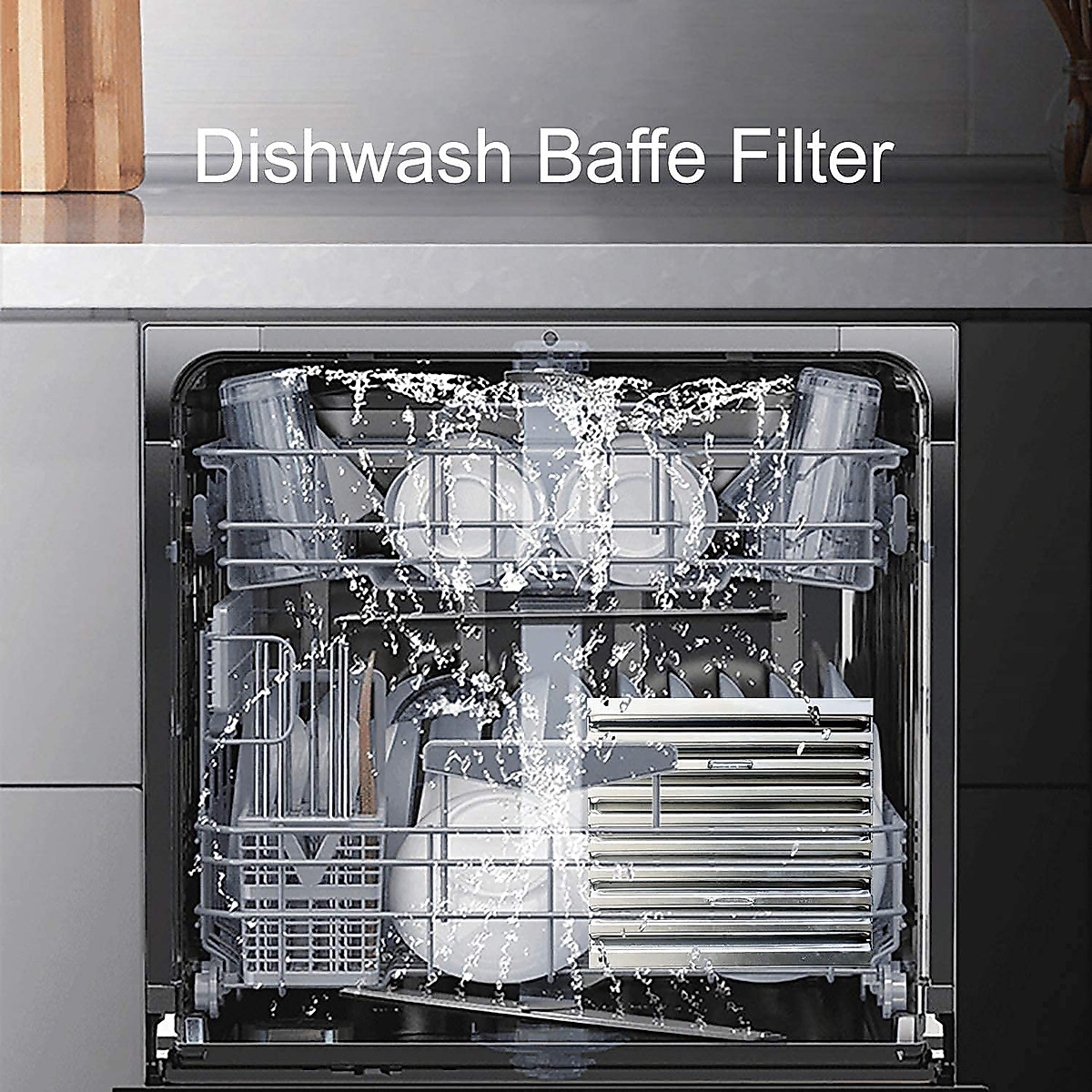 CT Copper Tailor Built-in Range Hood Insert Vent 48 Inch, 1150 CFM with 4-Speed Fan, LED Light, Dishwasher-safe Baffle Filter,Stainless Steel