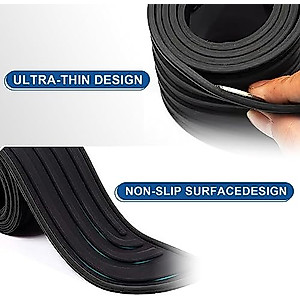 GKmow 1 PC General Motors Trunk Bumper Strip, 35" x 2.75" PVC Trunk Door Entry Guard, Anti-Scratch Personalized Car Protection Trim Accessory, Fits Most Models (Black #Sport)