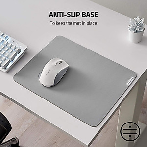 Razer Pro Glide Soft Mouse Mat: Thick, High-Density Rubber Foam - Textured Micro-Weave Cloth Surface - Anti-Slip Base - Medium Size