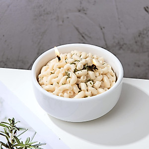 Macaroni Macaroni and Cheese Pasta Bowl Scented Candle Ritual Gift for Your Lovers Friends