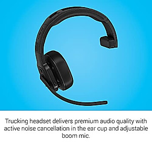 Garmin dēzl™ Headset 100, Single-Ear Premium Trucking Headset, Active Noise Cancellation, Superior Battery Life and Memory Foam Ear Pads