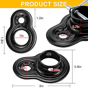 Bike Trailer Coupler Hitch for Children's Trailers,Cargo and Pet Bicycle Trailers Compatible with Instep Bike Trailers Bike Trailer Hitch Connector by Cenipar