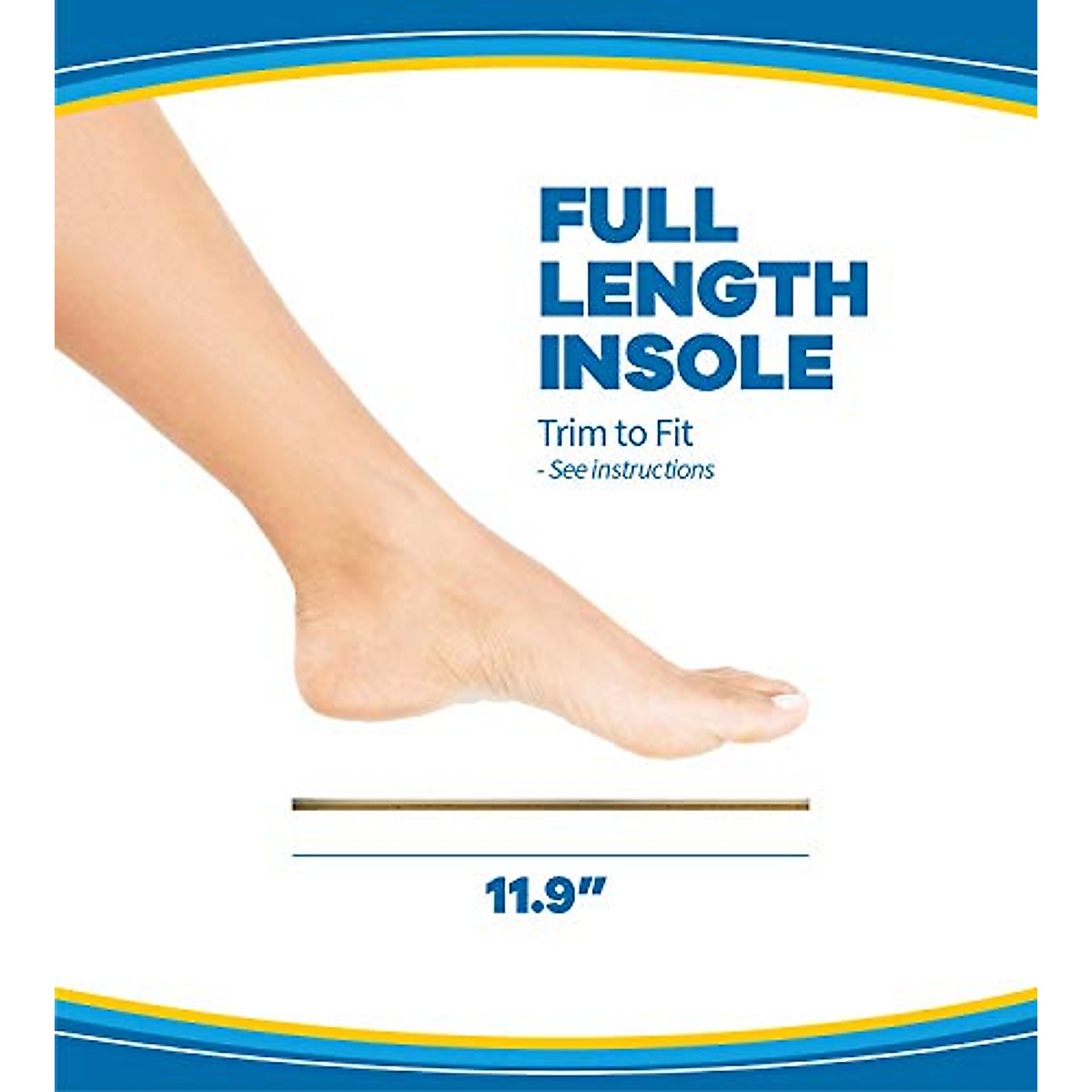 Dr. Scholl’s Comfort Double Air-Pillo Insoles, Men’s Size 7-13, Women’s Size 5-10 , 1 Pair