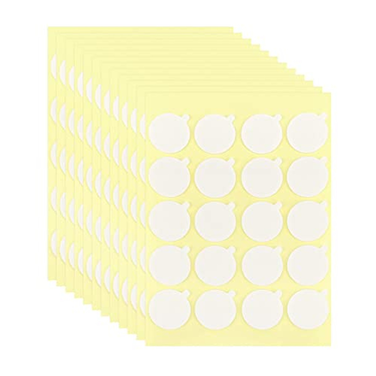 240 PCS Double-Sided Candle Wick Stickers, Heat-Resistant Candle Stickers with The Little ‘‘Tail’’, Adhere Steady in Hot Wax Stickers for Candle Making