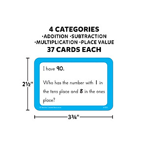 Teacher Created Resources I Have... Who Has...? Math Games Grade 2-3 (7818)