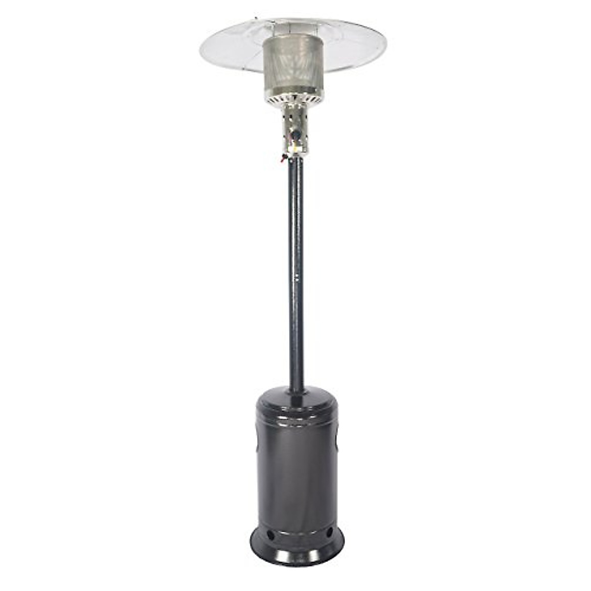 LEGACY HEATING 47000 Btu Propane Patio Heater, Hammered, Black