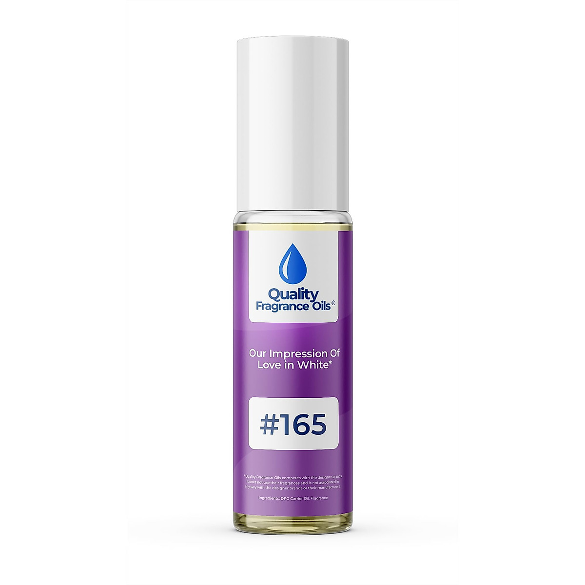 Quality Fragrance Oils' Impression #165, Inspired by Love in White (10ml Roll On)