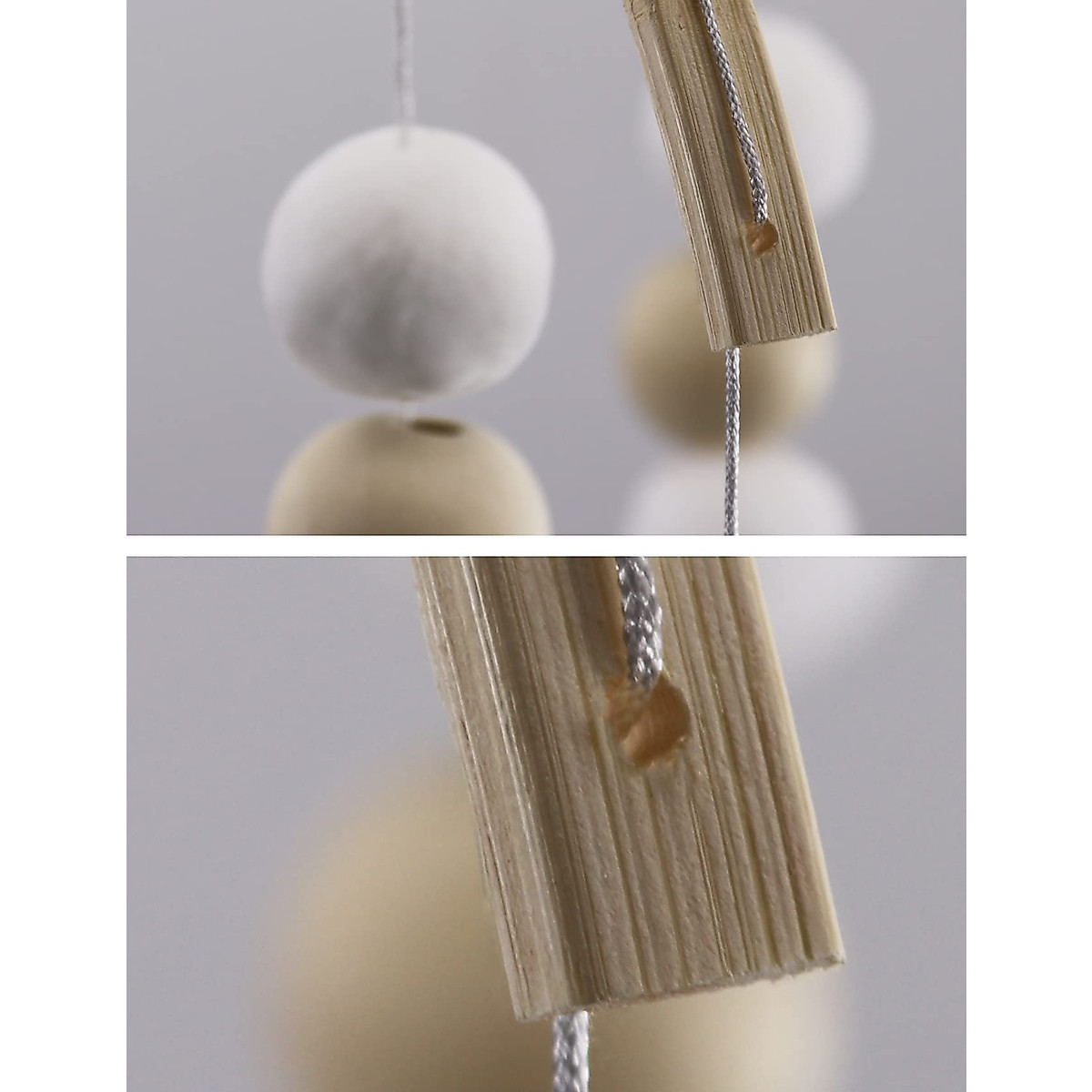 Lovely Wooden Mobiles for Baby Bead Bed Felt