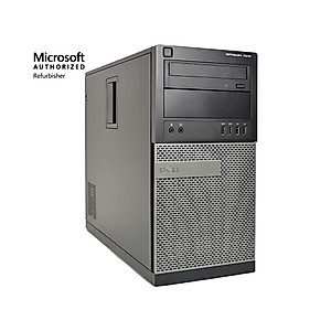 DELL 7010 T, Core i5-3570 3.4GHz, 16GB RAM, 2000GB Hard Drive, DVDRW, Windows 10 Pro 64bit (Renewed)