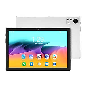 Luqeeg Tablet Computer, 3200x1440 8800mAh 10.1 Inch HD Tablet Octa Core Tab M10 Research 11 (White)