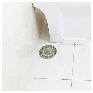 JJMG New 5 Pcs Reusable Silicone Universal Water Food Residue Drain Stopper Plug Cover Bath Tub Hair Catcher Shower Filter Protector Kitchen Sink Strainer