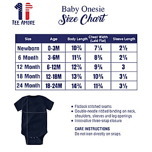 TEEAMORE Custom Bodysuits for Baby Personalized Bodysuit Design Your Own Add Your Text Image Black