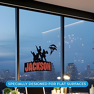 CRYPTONITE Personalized Name Famous Game Wall Decor I Wall Stickers for Bedroom Decor I Nursery Wall Decal for Boys & Girls I Boys Bedroom Decor I Stickers for Kids Wide 20"x18" Height (Small)