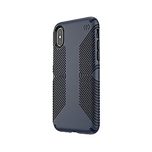 Speck Products Presidio Grip iPhone Xs/iPhone X Case, Eclipse Blue/Carbon Black