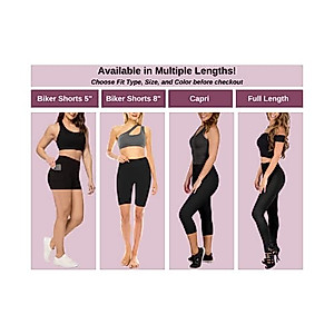 SATINA High Waisted Leggings for Women - Workout Leggings for Regular & Plus Size Women - Black Leggings Women - Yoga Leggings for Women | 3 Inch Waistband (One Size, Black)