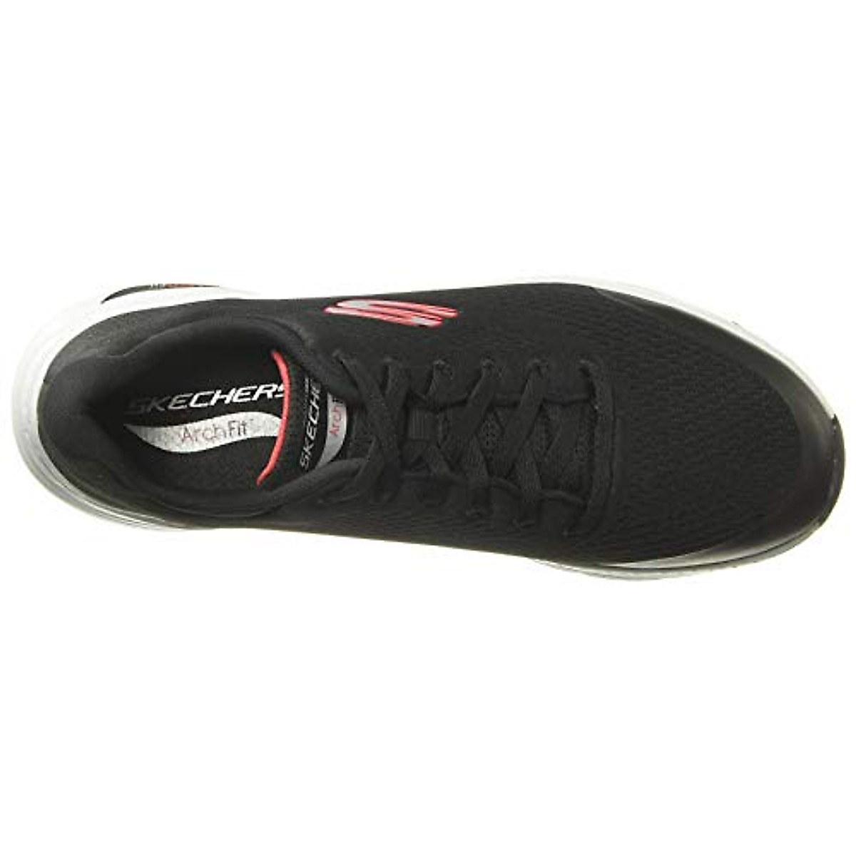 Skechers Men's Arch Fit Blk-red 11 WW US