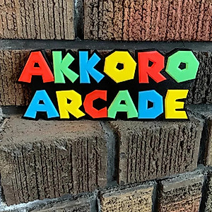 Custom Mario Inspired Nameplate, 3D Printed Font Name, Teacher Desk Plaque, Kid Themed Playground Sign, Baby Nursery Crib Letters, Personalized Kart Gamer Gift - Customizable (Mario v2)