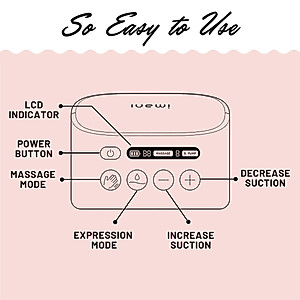 Legendairy Milk Wearable Breast Pump Hands-Free Electric Imani i2 Plus - Portable Leakproof Design, 2 Modes 10 Levels - 25mm Flange & 21mm Insert, 7oz per Cup - LCD Display Timer Auto Shut Off, 2 Pack