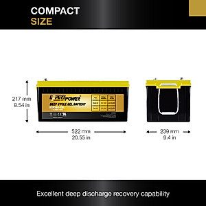 ExpertPower 400W 12V Solar Panel Kit for RV Off-Grid Solar Power System: 400W Mono Solar Panels + 40A MPPT Charge Controller + 12V 200Ah Gel Deep Cycle Battery