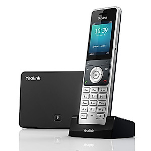 Yealink YEA-W56P Business HD IP Dect Cordless Voip Phone and Device,Silver
