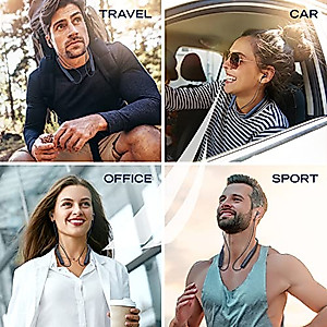 Nautica B310 Sport Wireless Bluetooth Earphones with Type-C Charging Cable, Neckband Earphones Magnetic Earbuds, Bluetooth v5.0 Earphones High Volume Levels, Flexibility, Portable Sweat Proof (Navy)