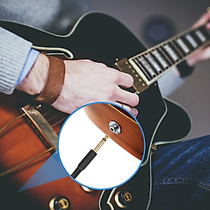 Poyiccot RCA to 1/4 inch Adapter, RCA Female to 6.35mm TS Mono Male Converter, RCA Y Splitter Adapter Audio Cable, RCA to 1/4" Audio Adapter for Mixer, Amp, Subwoofer, 20cm / 7.8inch