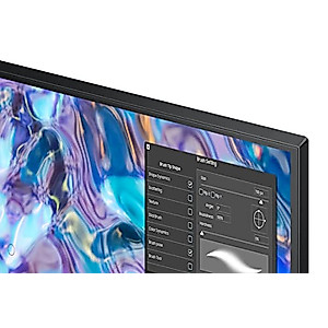 SAMSUNG S61B Series 27-Inch QHD (2560x1440) Computer Monitor, 75Hz, HDMI, IPS Panel, DisplayPort, FreeSync, Height Adjustable Stand (LS27B610EQNXZA), Black